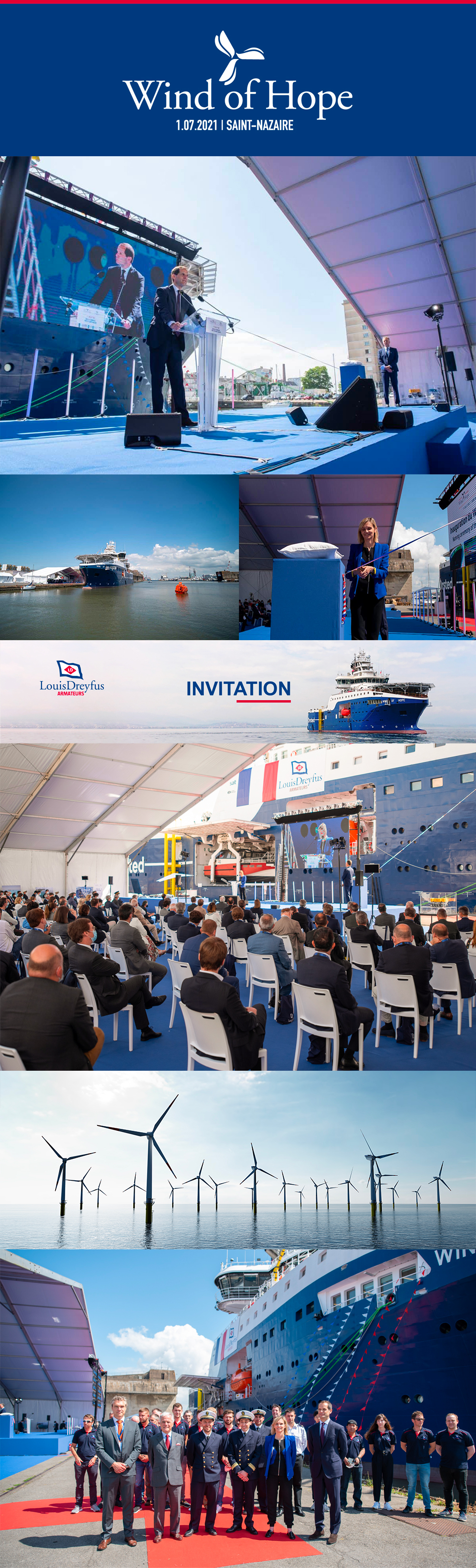 Inauguration of the Wind of Hope - Agence Ilago à Dinan